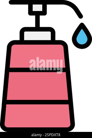 Soap icon vector, filled flat sign, solid pictogram isolated on white ...