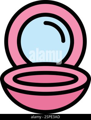 Powder icon vector, filled flat sign, solid pictogram isolated on white ...