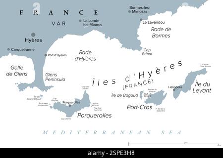 French Riviera, political map. Mediterranean coastline of the southeast ...