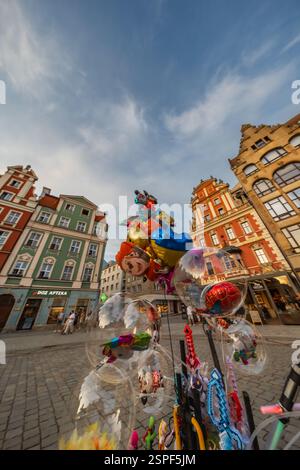 Wroclaw, Poland - July 31 2024: Colorful Cartoon Character Balloons ...