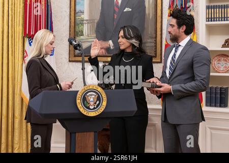 Tulsi Gabbard is sworn in as Director of National Intelligence by ...