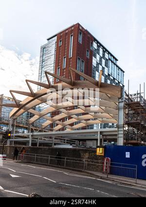 Colindale tube station under construction, Colindale, Greater London ...