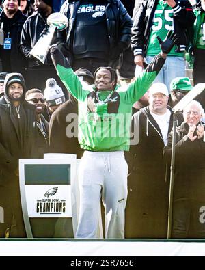 Philadelphia Eagles wide receiver A.J. Brown (11) runs a route during ...