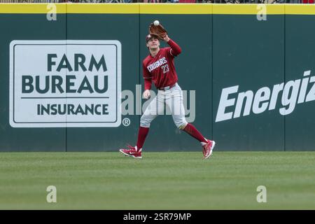 February 14, 2025: Max Hartman (23) Cougars outfielder moves over under ...