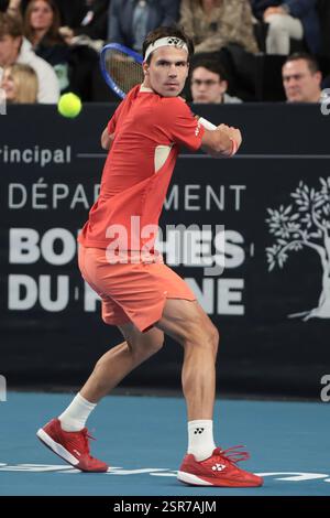 Daniel Altmaier of Germany during day 5 of the 2025 Open 13 Provence ...
