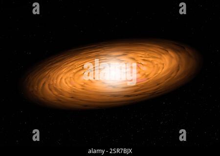 Space background with protoplanetary disk, illustration Stock Photo - Alamy