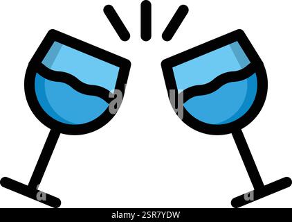 Toast icon vector, filled flat sign, solid pictogram isolated on white ...