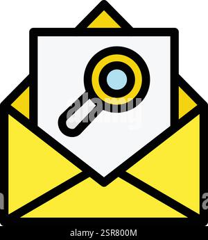 Searching icon vector, filled flat sign, solid pictogram isolated on ...