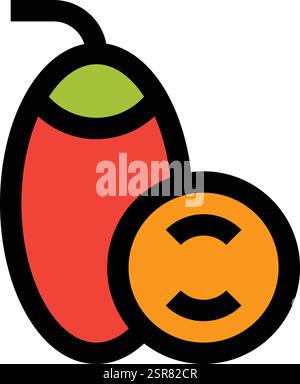 Tomato isolated design vector glyph icon. Vegetable sign. Graph symbol ...