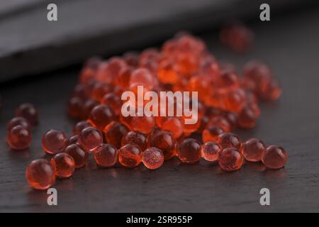 Strawberry caviar, molecular gastronomy Stock Photo - Alamy