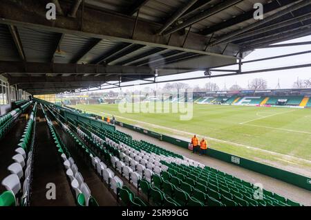 General View of Huish Park before the National League match at Huish ...