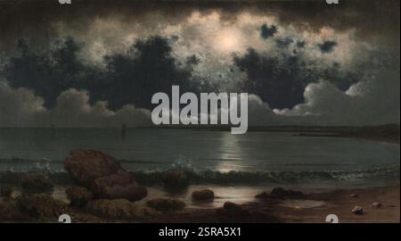 'Point Judith, Rhode Island' by Martin Johnson Heade is a seascape ...