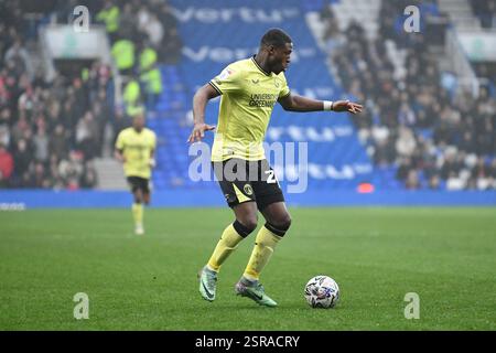 Birmingham, England. 15th Feb 2025. Miles Leaburn and Ethan Laird ...
