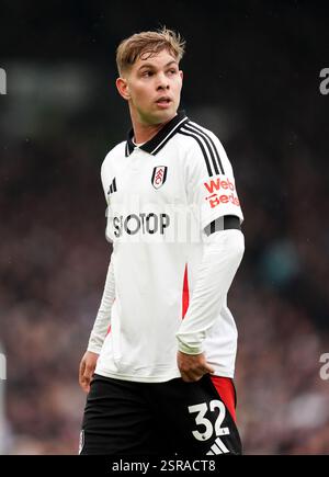 Fulham's Emile Smith Rowe during the Premier League match at the City ...