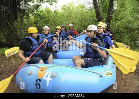 people practice before River Rafting, Raigad, Maharashtra, India, Asia ...