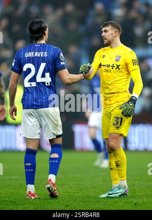 Ipswich Town's Jacob Greaves in action during the Sky Bet Championship ...