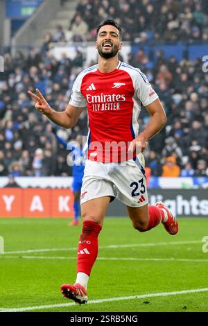 Mikel Merino of Arsenal celebrates after scoring a goal to make it 0-2 ...