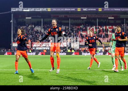 Emmen, Netherlands. 15th Feb, 2025. EMMEN, Stadium Oude Meerdijk, 15-02-2025, season 2024/2025 ...