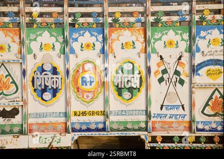 Goods lorry jeep, pushkar, rajasthan, india, asia Stock Photo - Alamy