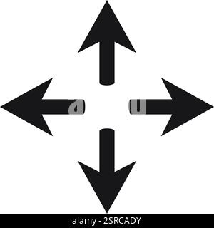 Multiple arrows are pointing down and converging to illustrate data ...