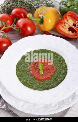 traffic light soups Stock Photo - Alamy