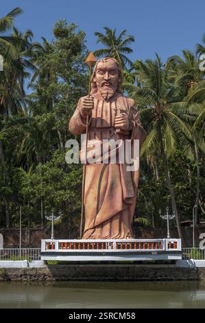 St Thomas Statue, Palayoor, Thrissur, Kerala, India, Thomas the Apostle ...