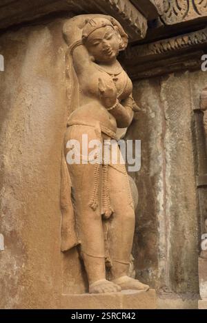sculpture Lakshmana Temple, Khajuraho, Madhya Pradesh, India, Asia ...