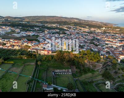 Obelisk of Alto da Memoria in honor of D. Pedro IV in Terceira, Azores ...