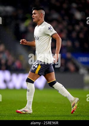 Everton's Carlos Alcaraz during the Premier League match at Anfield ...