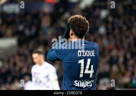 Desire Doue during the Ligue 1 football (soccer) match Paris Saint ...