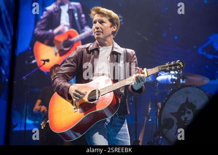 Manchester, England, 15th February, 2025. James Blunt performing at AO ...