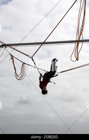 Trapeze at Amusement park, Perth, Australia, Oceania Stock Photo - Alamy