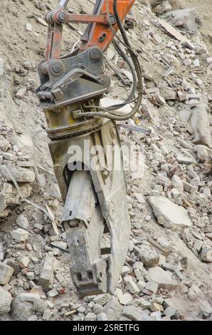 Demolition of a high-rise building. The collapse of a residential ...