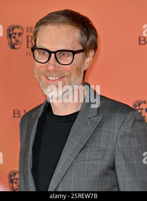 Stephen Merchant attends the 2025 EE BAFTA Film Awards at The Royal ...