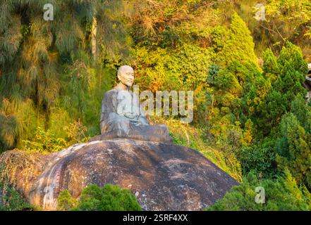 The remains of Master Hongyi at Qingyuan Mountain in Quanzhou, Fujian ...