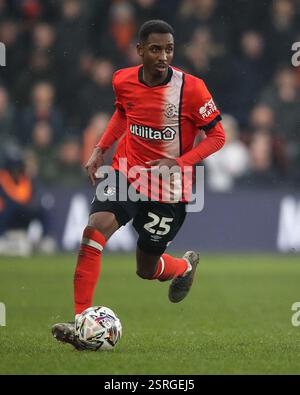 Luton Town's Isaiah Jones during the Emirates FA Cup first round match ...