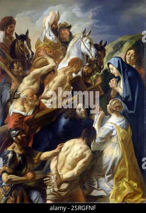 Christ carrying the cross Jacob Jordaens - Bonnefanten Museum Stock Photo - Alamy