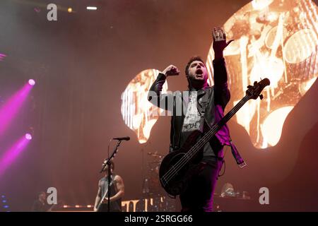 Jamie Mathias from Bullet For My Valentine live on The Poisoned ...