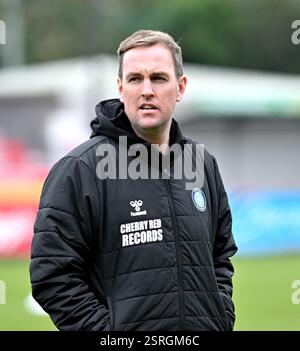 Wycombe Wanderers manager Mike Dodds looks on during the Sky Bet League ...