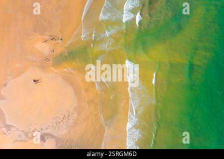 Coastal beach of Donghai Island, Zhanjiang City, Guangdong Province ...