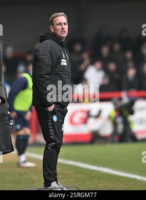 Wycombe Wanderers manager Mike Dodds looks on during the Sky Bet League ...