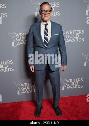Sharr White arrives at the 2025 Writers Guild Awards held at the ...
