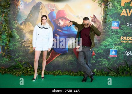 Madrid, Spain. , . Antonio Banderas, Clara Tous attends ‘Paddington in ...