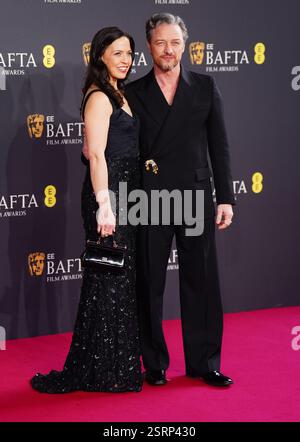 Lisa Liberati and James McAvoy attending the EE Bafta Film Awards 2025 ...