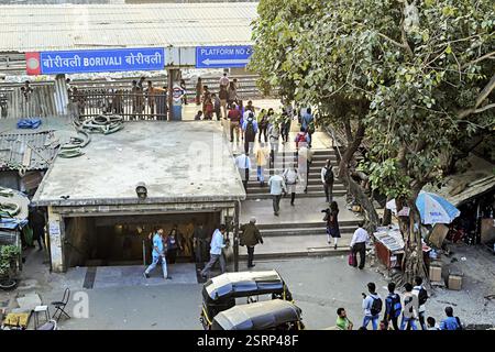 borivali railway station, Mumbai, Maharashtra, India, Asia Stock Photo ...