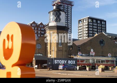 Container City (Leamouth), Trinity Buoy Wharf, London Stock Photo - Alamy