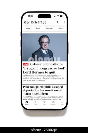 iPhone - The Telegraph Stock Photo - Alamy