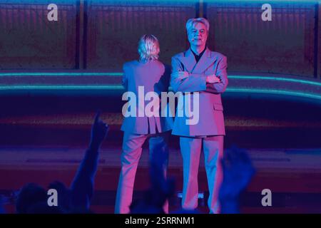 SNL50: THE HOMECOMING CONCERT -- Pictured: (l-r) David Byrne, Robyn ...