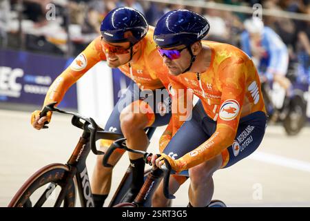 HEUSDEN-ZOLDER - Track cyclists Yanne Dorenbos, Maike van der Duin ...