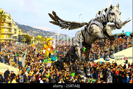 Menton, France. 16th Feb, 2025. Menton, France - February 16, 2025: 91e ...